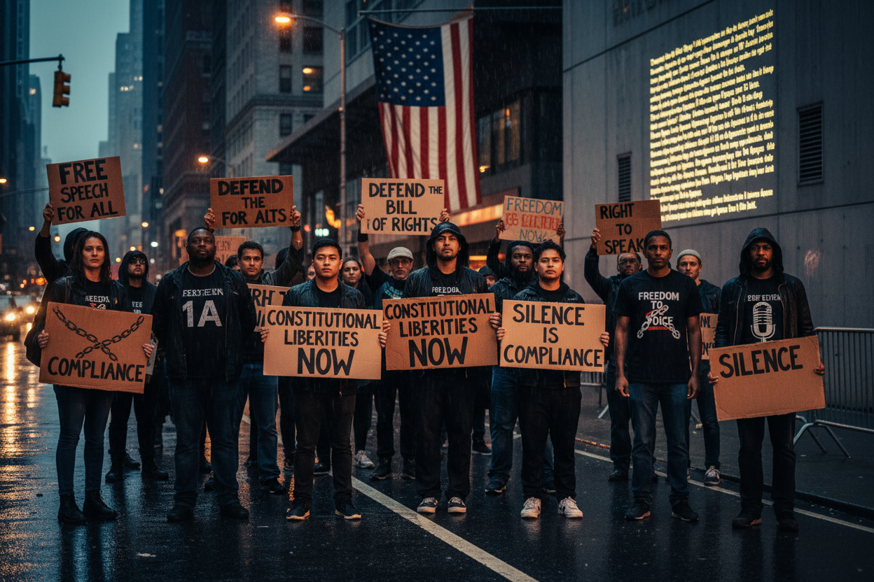 First Amendment Rights: Protest Speech, Signs & Statement Shirts | The ...